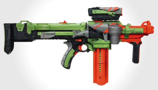 NERF VORTEX NITRO Blaster: disc is the new ammunition