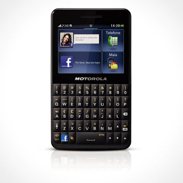 Motorola MOTOKEY SOCIAL with Facebook button