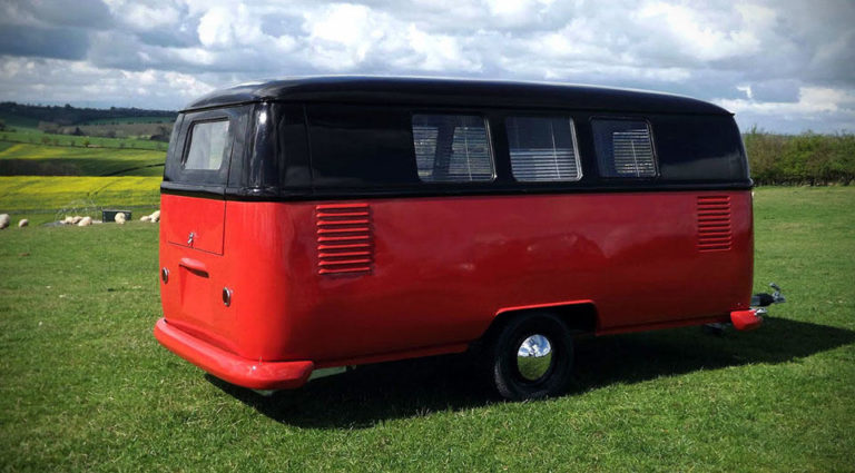 Dub-Box Camper - VW Bus-inspired Tow-behind Camper