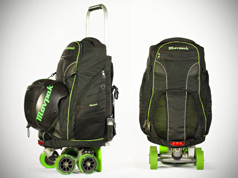 One Less Thing To Carry: A Backpack That Is Also An Electric Skateboard