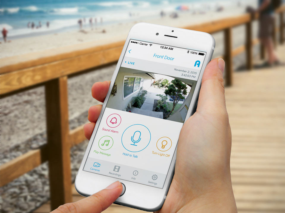 This Ingenious Outdoor Security System Is Powered By Your Porch Light