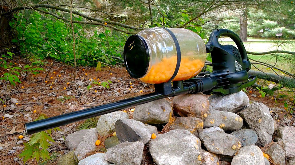 Cheese Ball Machine Gun Proves That Playing With Food Can Be Fun