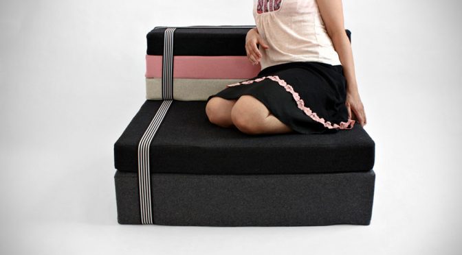 Dear Human’s Transforming Furniture Is Secured By Elastic Bands - SHOUTS