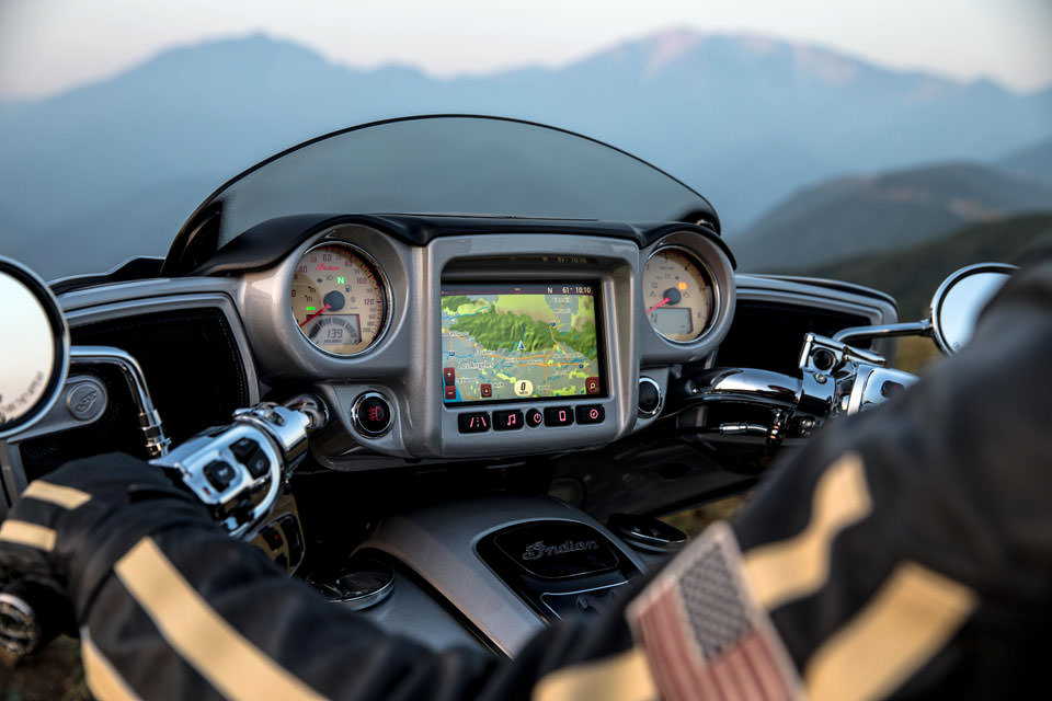 Indian Motorcycle Brings Automobile Infotainment To Motocycles