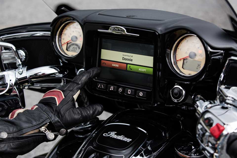 Indian Motorcycle Brings Automobile Infotainment To Motocycles