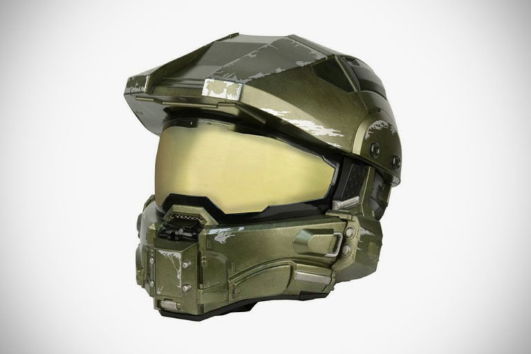 Halo Master Chief Motorcycle Helmet Replica Is Great For Halo Cosplay Too