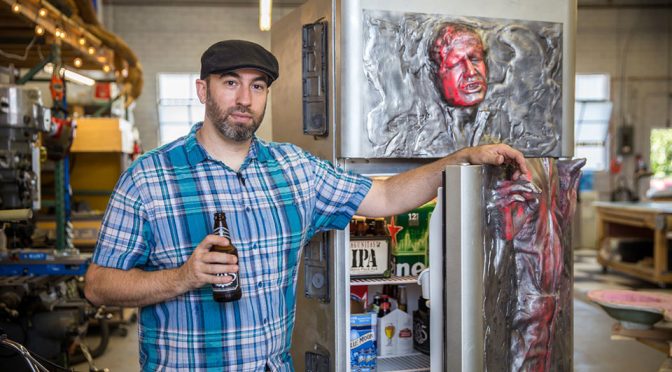 Glowing Han Solo In Carbonite Makes This The Coolest Fridge Ever - SHOUTS