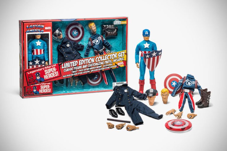 This Exclusive Captain America Retro Set Has Steve Rogers As A Police ...