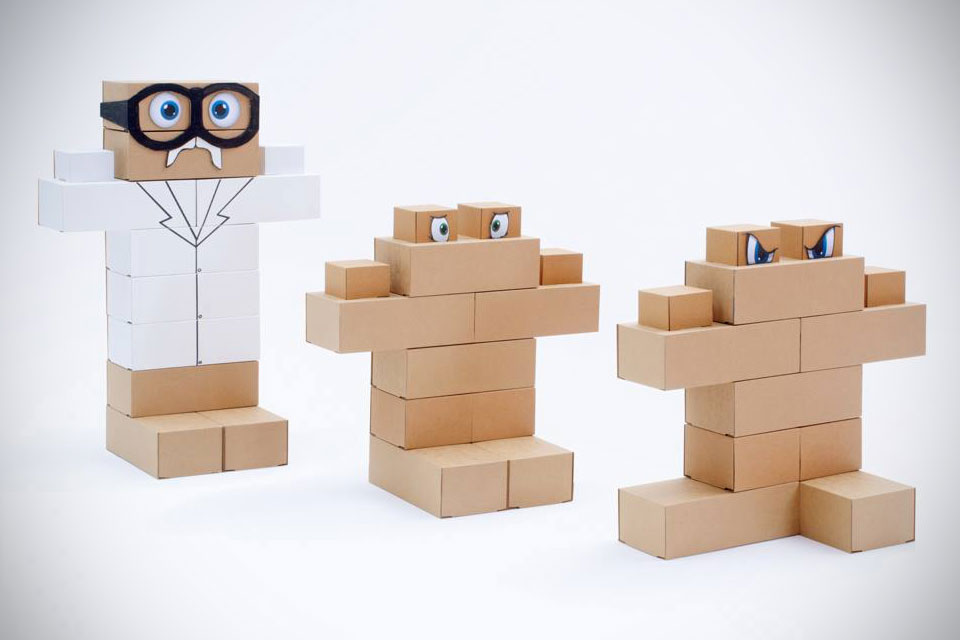 Giant Cardboard Bricks Bump Up The Fun Of Building By Giant Proportion