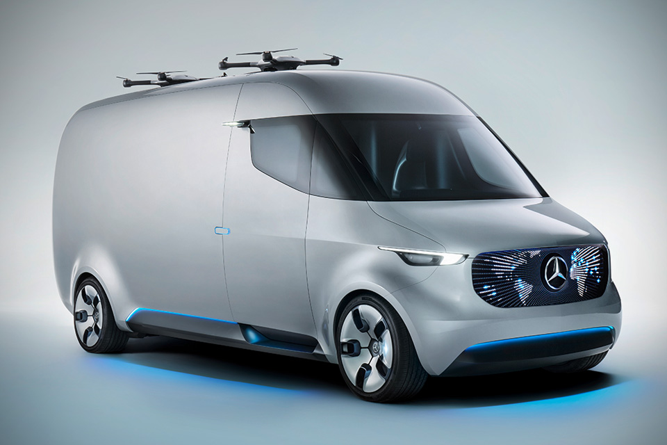 Mercedes-Benz's Future Delivery Vans Will Have Drones To Aid In ...