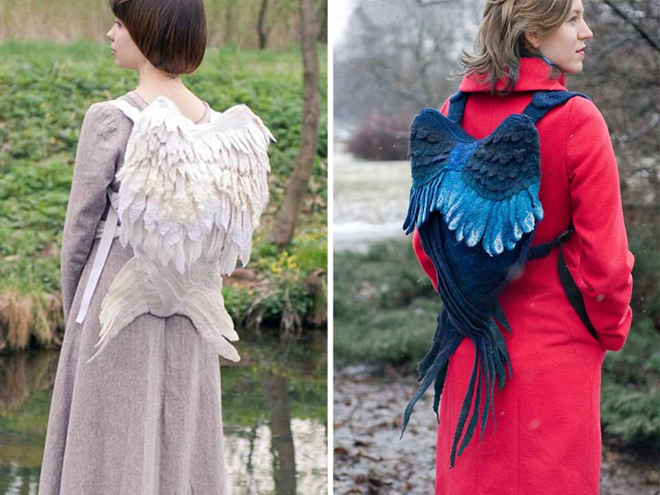 Winged Backpack Puts Wings On Your Back, Turns You Into An Angel