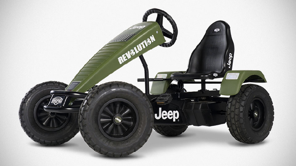 Jeep Go-Kart Lets Junior Go Where No Pedal Go-Kart Dare To Go: Off-Road