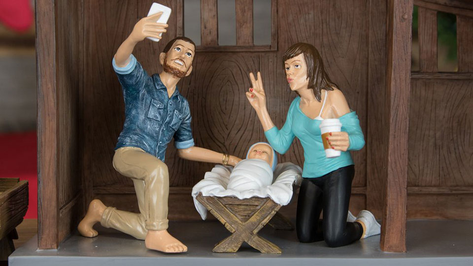 Nativity Scene In Modern Context Features Hipsters, Segways And Welfie