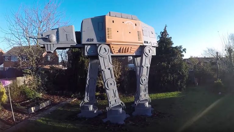 Who Needs A Treehouse When You Can Have An 18-Foot Tall ‘Playable’ AT-AT