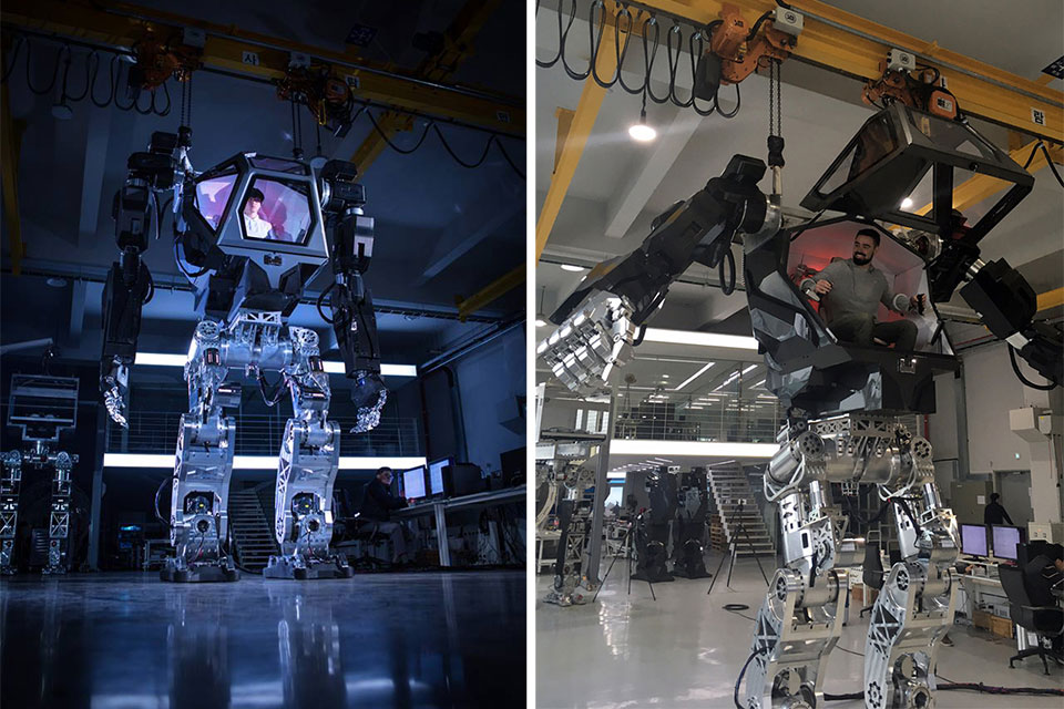 South Korean Company Unveiled World’s First Drivable Biped Robot