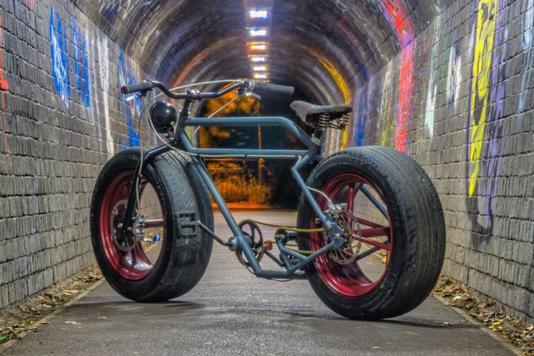 Custom Bike With Real Car Tires Is What Dark Knight’s Bicycle Would ...