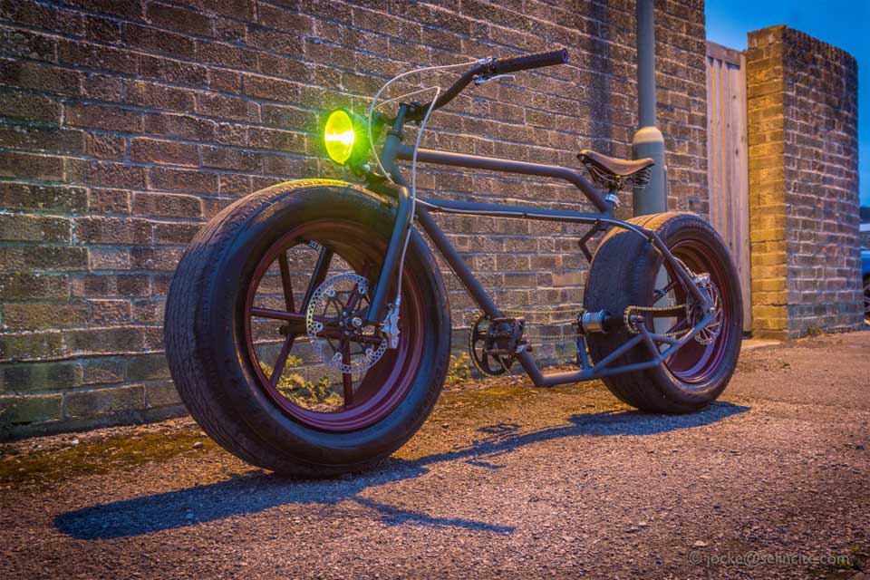 Custom Bike With Real Car Tires Is What Dark Knight’s Bicycle Would ...