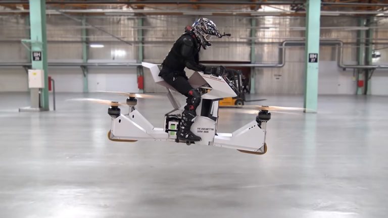 Real Hoverbike Is A Good Reason Why You Should Keep Your Weight In Check