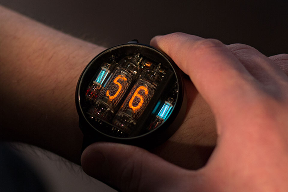 NIWA Miniaturized Nixie Tubes, Made A Cool Timepiece Out Of Them