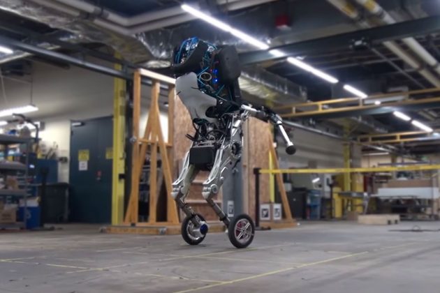 Official Footage Of Boston Dynamics’ New Wheeled Biped Robot, Handle