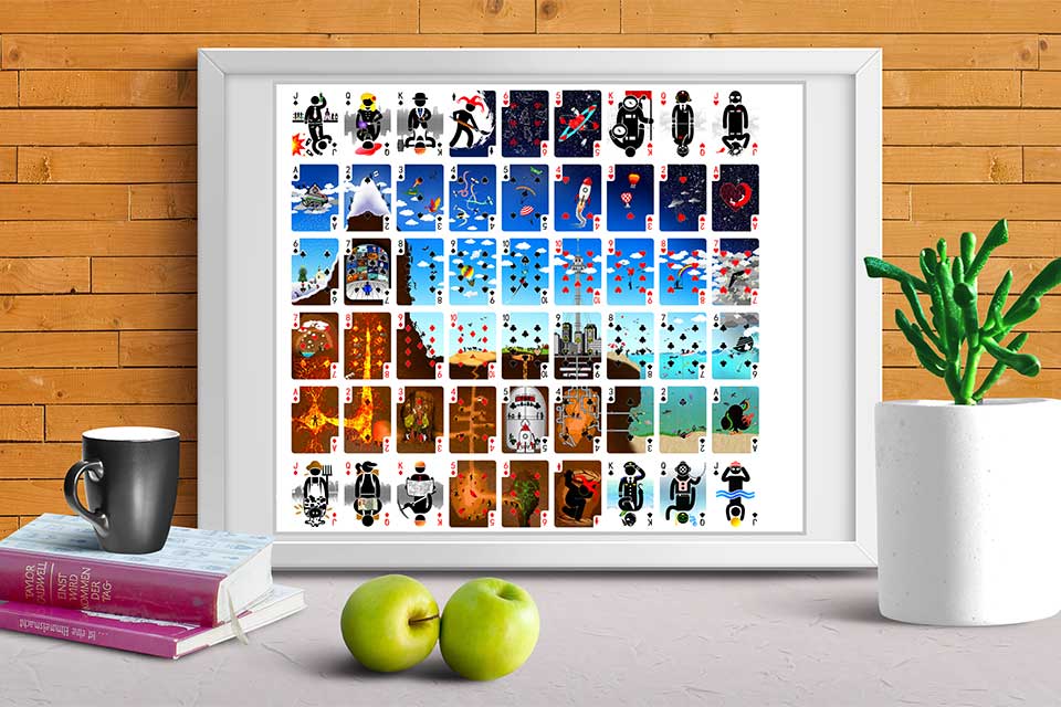 54 Pipmen: World Playing Cards Come Together To Form One Big World