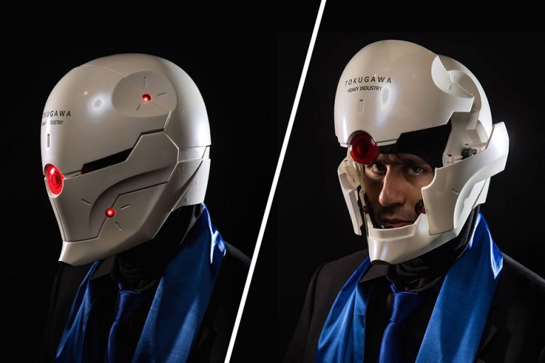 This Fully Functional Gray Fox Helmet Is Metal Solid Gear Fans’ Wet Dream