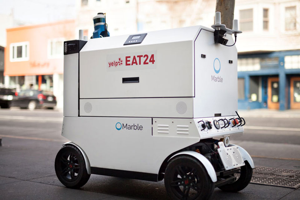 Marble’s Delivery Robots Started Delivering Food On The Streets Of SF