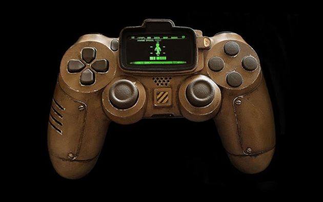 This Custom Fallout DualShock 4 Controller Has A Flipping Pip-Boy
