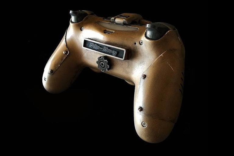 This Custom Fallout DualShock 4 Controller Has A Flipping Pip-Boy