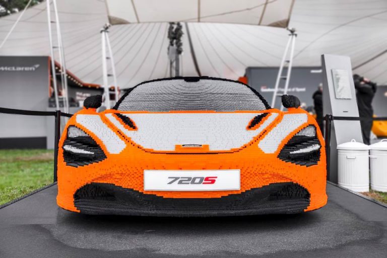 Full-size LEGO McLaren 720S Finished By Fans At Goodwood Festival of ...