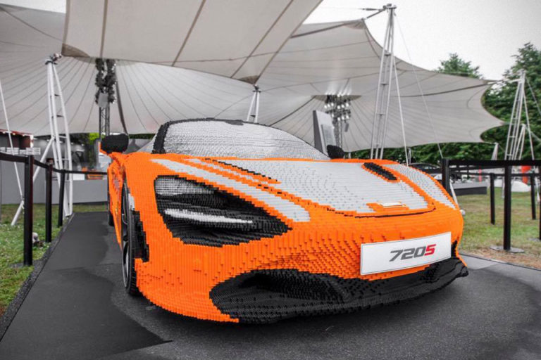 Full-size LEGO McLaren 720S Finished By Fans At Goodwood Festival of ...