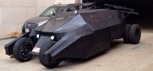 Guy Built Christopher Nolan’s Batmobile ‘Tumbler’ Out Of A Minivan