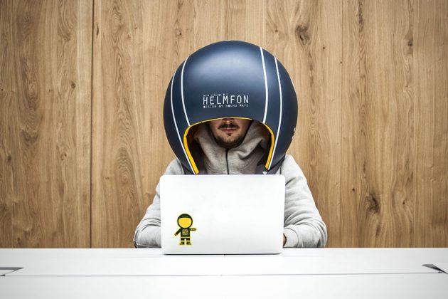 Giant Noise Isolating Helmet Is The Weirdest Thing You Will Hear All Day