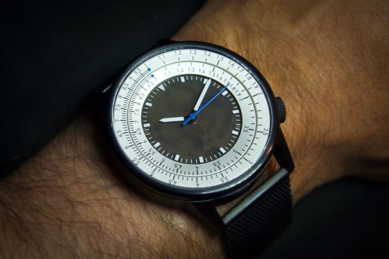 Canadian Watchmaker Managed To Pack A Slide Rule Into A Wrist Watch