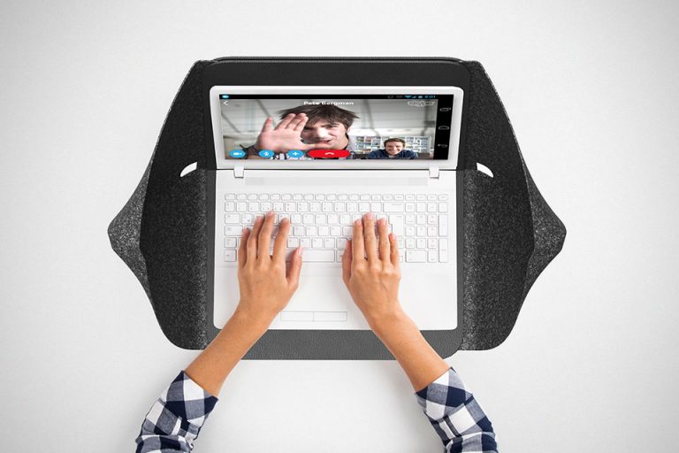 This Innovative Laptop Case Can Transform Into A Privacy Workstation