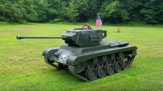 High Schooler Built A Drivable Scale WWII Tank That Actually Shoots