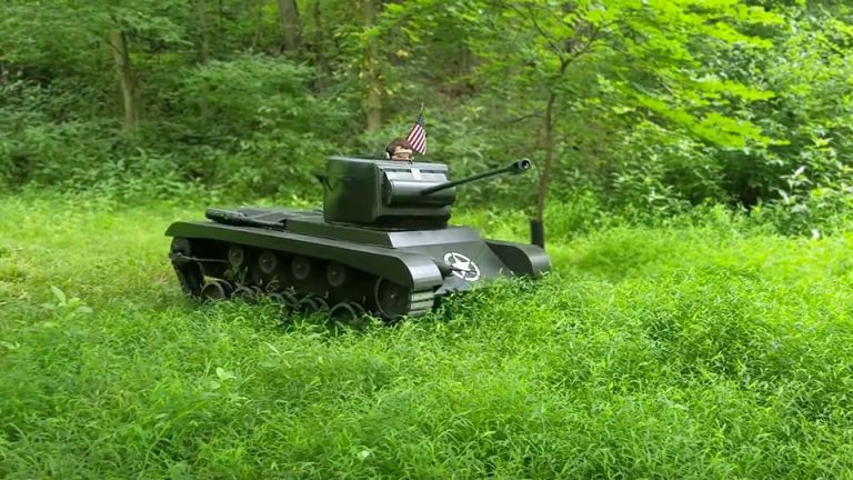 High Schooler Built A Drivable Scale WWII Tank That Actually Shoots