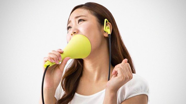 This Super Weird Microphone Lets You Keep Bad Singing To Yourself