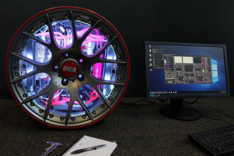 BBS Wheel PC Case Is The Ultimate Computer For A Car Guy And A Geek