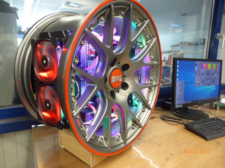 BBS Wheel PC Case Is The Ultimate Computer For A Car Guy And A Geek