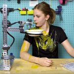 Simone Giertz Made A Custom Paper Shredder Modeled After Her Brain | SHOUTS