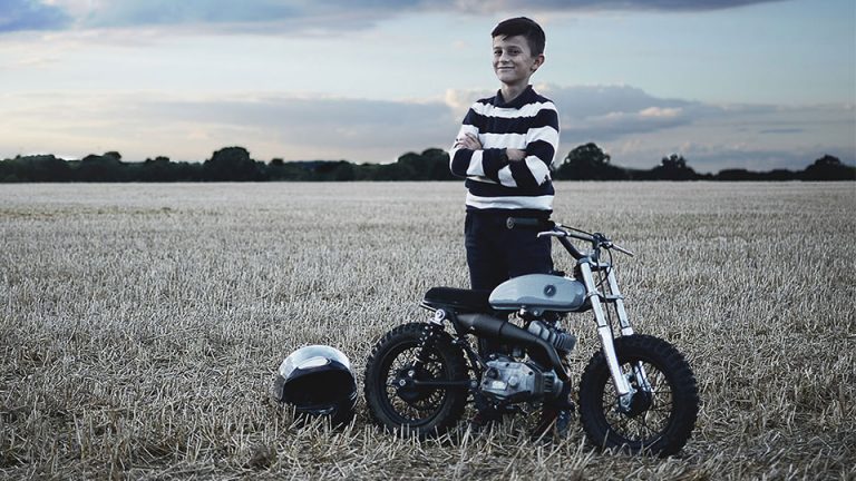 Mini Bikes Are Cute, But This Custom Mini Goes Beyond Cute; It Is Stylish