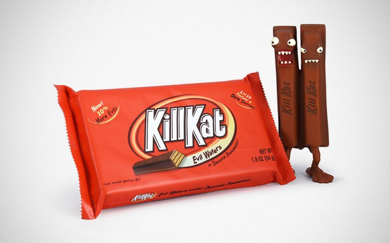 Kill Kat Vinyl Figure Is Probably The Most Evil Kit Kat Of All