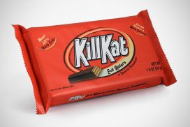 Kill Kat Vinyl Figure Is Probably The Most Evil Kit Kat Of All