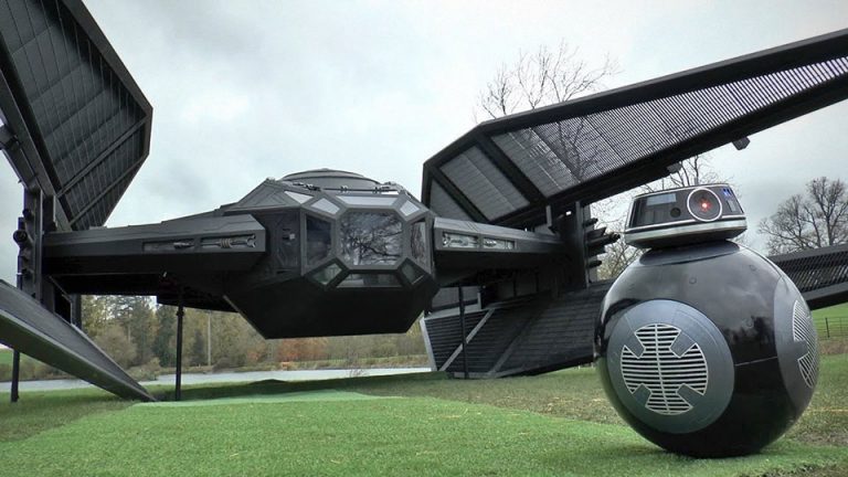 Furze & Burton Built A Full-Size Kylo TIE Fighter And A Rolling BB-9E ...