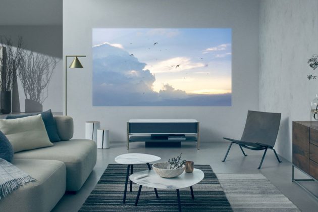 Sony’s Newest 4K Ultra Short Throw Projector Has Legs That Are Speakers