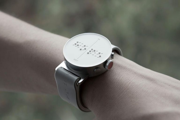 This Is Dot Watch, The World's First Smartwatch For The Visually Impaired