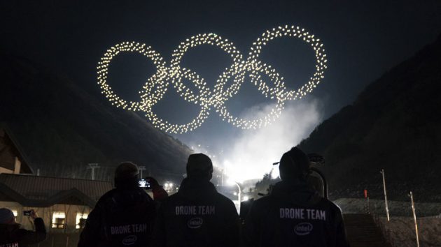 Intel Light Drones Open For Winter Olympic, Made New World Record
