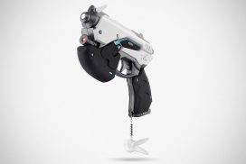 This Overwatch D.Va White Rabbit Prop Gun Is Also Power Bank Incognito