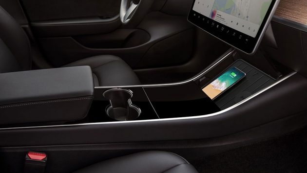 With This Wireless Phone Charger, The Model 3 Is Finally Truly High-Tech